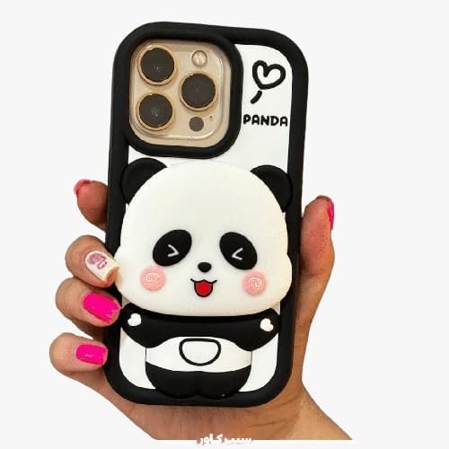 ExoticFlourish Cartoon Case Compatible with iPhone 11 Pro Panda, Rubber ...