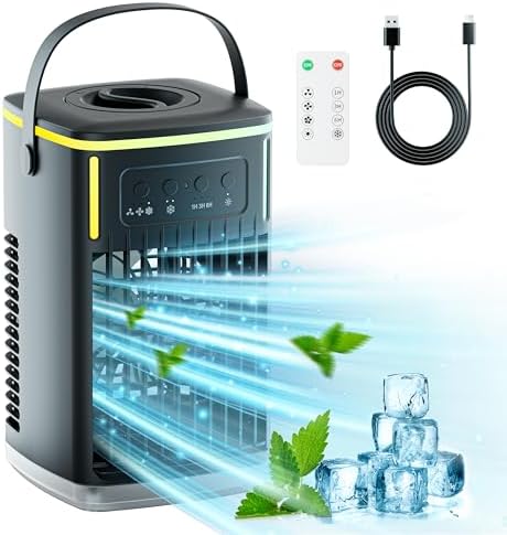 Amazon.com: CENSTECH 3-IN-1 Mini Air Conditioner with Remote, Top ...