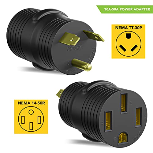 Snapklik.com : Leisure Cords Power Adapter 3 Prong 30 Amp Male To 50 ...