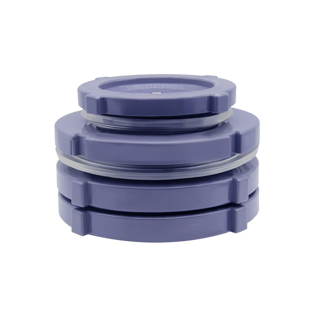 Amazon.com: JoyTube 3” Female PVC Bulkhead Fitting with Plug Silicon ...