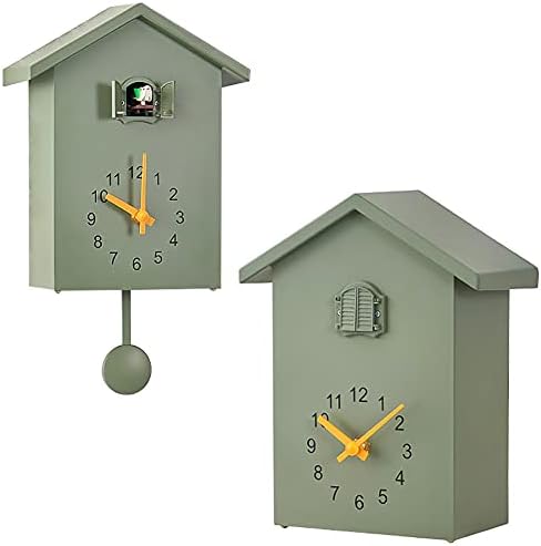 Amazon.com: 8KB24 Cuckoo Clock Cuckoo Wall Clock with Chimer and Pendulum - Natural Bird Voice ...