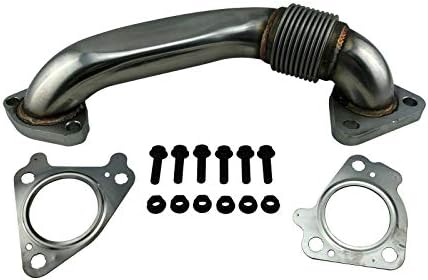 Passenger Side + Drivers Up Pipe Exhaust for LB7 LLY LBZ LMM LML 6.6L ...