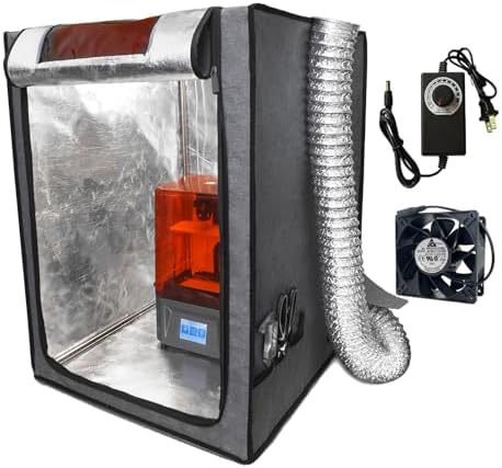 Amazon.com: 3D Printer Enclosure with Ventilation Kit,Fireproof and ...