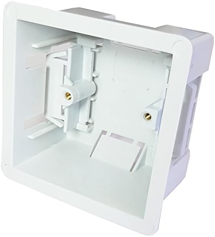 2x 47mm Deep Plasterboard Back Box – Double Dry Lining Flush/Recess ...