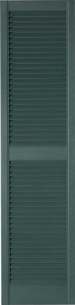 Amazon.com: Ply Gem Green 15 x31 Louver Shutter Pair : Tools & Home ...