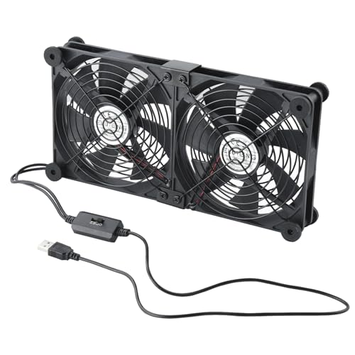Snapklik.com : ELUTENG Dual AC 140mm Case Fan