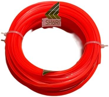 SHoRI 3MM Square Wire 10 MTR Nylon Trimmer LINE/Wire for Brush Cutter ...