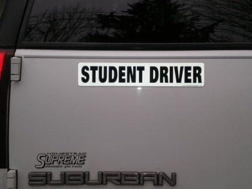 Amazon.com: Vaincre Student Driver Car Magnet - Set of 4 New Driver ...