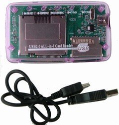 [3 Pack] eTECH Collection USB2.0 All-in-1 Memory Card Reader/Writer ...