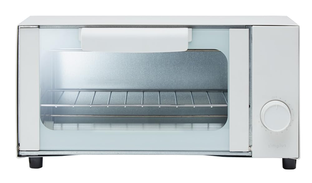 Amazon | simplus トースター オーブントースター 2枚焼き タイマー付き 受け皿付き パンくずトレー付き 一人暮らし SP-TB01 シンプラス コンパクト かわいい おしゃれ ...