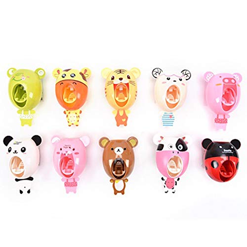 House of Quirk Plastic Automatic Cartoon Cute Animal Toothpaste ...