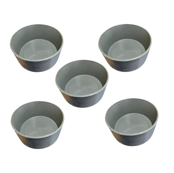 4 INCH PIPE END PLASTIC CAP FOR PIPE FITTINGS (PACK OF 5 PCS) : Amazon ...