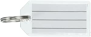 Clear Key Tag with Split Ring Bulk (40 Count) : Amazon.ca: Office Products