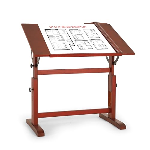 ARTIFY Extra Large Wood Drafting Table, Artist Drawing Table with ...