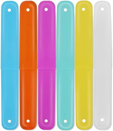Amazon.com: Boao 20 Pieces Travel Toothbrush Case Holder, Portable ...