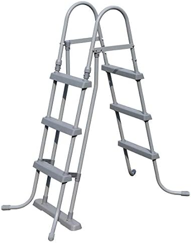 Amazon.com : Intex Above Ground Steel Frame Swimming Pool Ladder for 42 ...