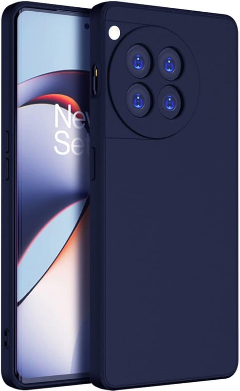 Designerz hub® OnePlus 12R 5G Back Cover Soft Silicone Slim Back Case ...