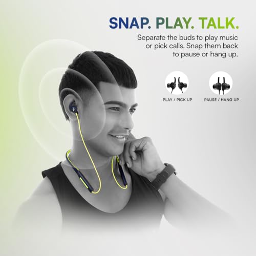 Probuds Wave 921 (Red) Dual-Tone Noise Cancellation Bluetooth Neckband ...