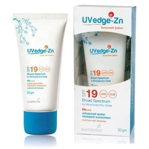 UVedge-ZN Sunscreen Lotion, SPF 19-50GM : Amazon.in: Beauty