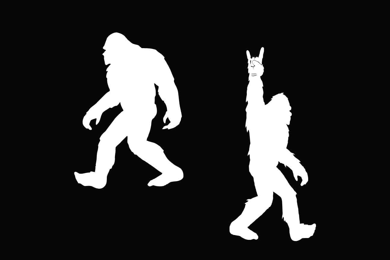 Amazon.com - LD - 2 Pack - Bigfoot Decals Car Truck Yeti Sasquatch ...