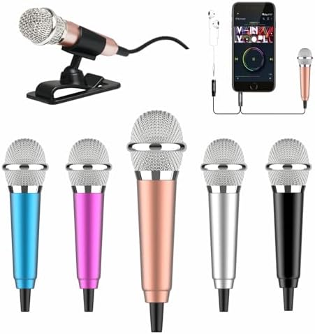 Amazon.com: Wootrip Mini Microphone, Karaoke Tiny Microphone for Voice ...