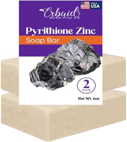 Amazon.com : Zinc Soap Bar with Zinc Pyrithione – Gentle All-Natural ...