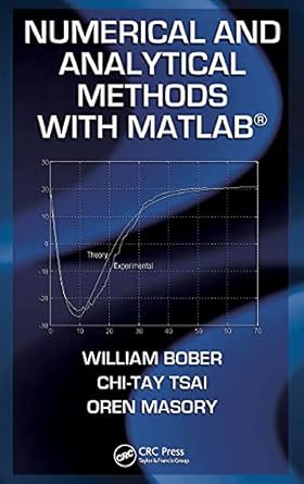 Amazon.com: Numerical and Analytical Methods with MATLAB (Applied and Computational Mechanics ...