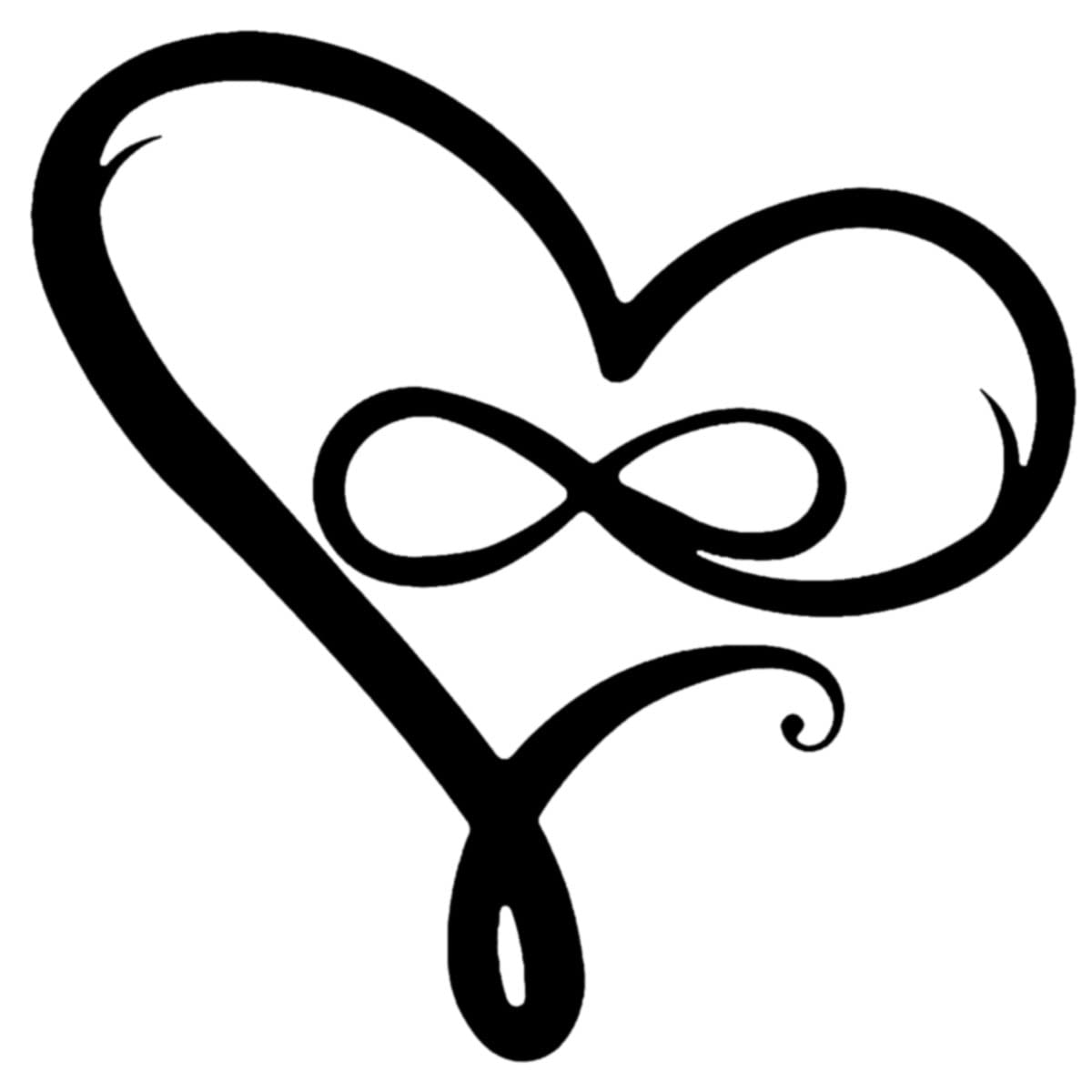 Clipart De Simbolo De Amor Infinito Cojín Decorativo Doodle Manos