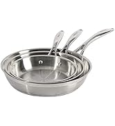 ProCook Professional Stainless Steel Cookware Set of 4 Saucepans and ...