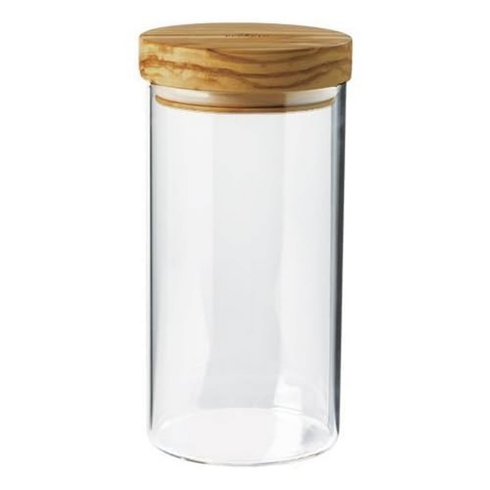 Amazon.com: Berard Glass Storage Jar with Olive Wood Lid, 30-Ounce ...