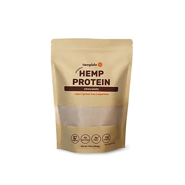 hemplete Hemp Vegan Protein Powder for Heart and Brain Health, Easy to ...