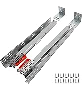 Soft Close Drawer Slides 22 Inch Cabinet Drawer Slides 10 Pairs ...
