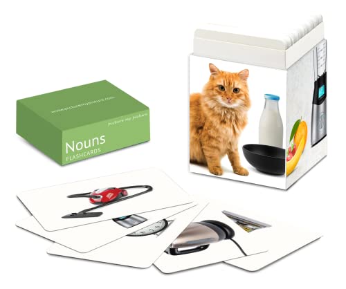 Nouns Flash Cards: 200 Modern Language Photo Cards | Vocabulary Builder ...