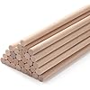 Amazon.com: Wooden Dowel Rods Wood Dowels for Crafts,30 PCS 5/16 x 12 ...