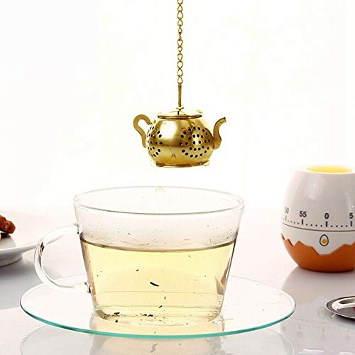 Muskan Enterprises -ME Gold Mesh Stainless Steel Tea Pot Spice Herb ...