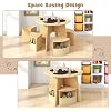 Amazon.com: INFANS Toddler Table and Chair Set with 4 Storage Stools ...