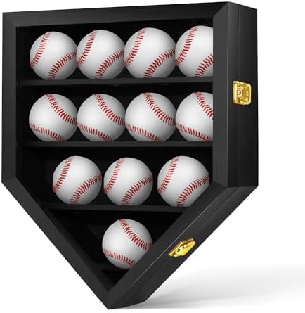 Amazon.com: GYaozii Baseball Display Case Large, Baseball Holder Shadow ...