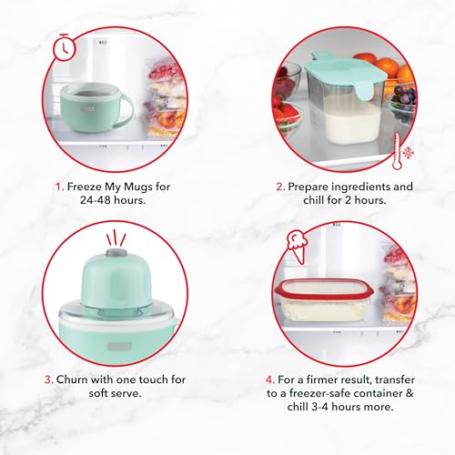 DASH My Mug Ice Cream Maker - Double Insulated Freezer - Future of Food