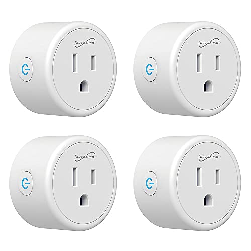 Snapklik.com : 4-Pack Mini WiFi Smart Plug Outlets SC-847SP