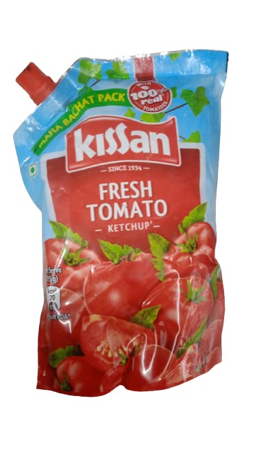 Fresh Tomato Ketchup 900 gm Pouch, Sweet & Tangy Sauce Tomatoes - Super ...