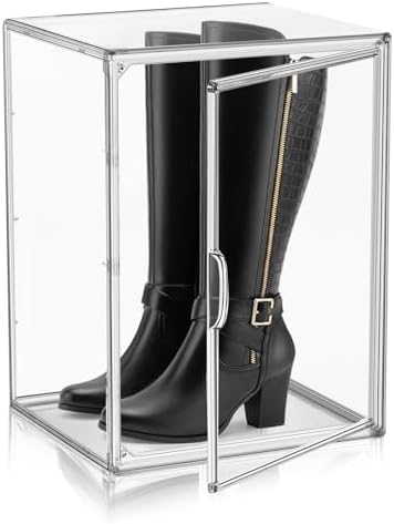 XX-Large Tall Boot Storage Box, Large Acrylic Shoe Box, Sneaker Shoe ...