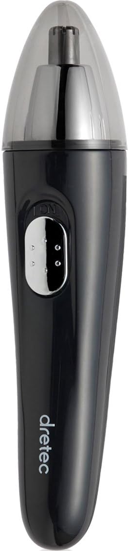 Amazon | dretec(ドリテック) ノーズトリマー エチケットカッター NT-100BK ブラック | dretec | フェイス・眉シェーバー