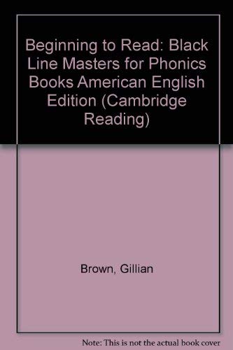 Amazon.com: Beginning to Read: Black Line Masters for Phonics Books ...
