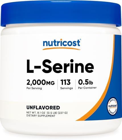 Amazon.com: Nutricost L-Serine Powder, 113 Servings (.5LB) - 2,000 MG ...