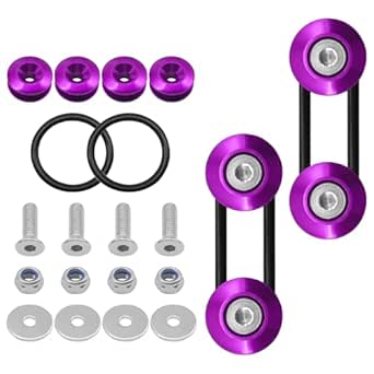 Amazon.com: Universal Billet Quick Release Fastener Kit – 4-Piece ...