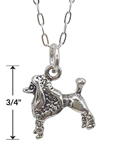 Sterling Silver Poodle Dog with... - Labradoodles By Cucciolini