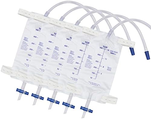 Amazon.com: Ovovo 5pcs 500ml Leg Bag Urinary Drainage Bag, Urine ...
