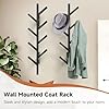 Amazon.com: SNOGSWOG Vertical Coat Rack & Hat Rack Set of 2, Wall ...