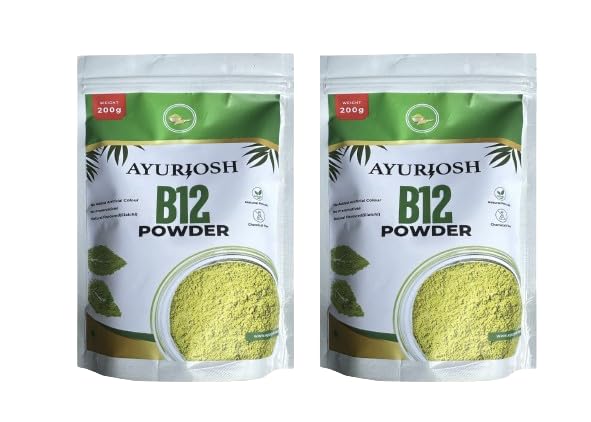 Ayurjosh Vitamin B12 Powder Plant Based Vitamin B12 Supplement | Vitamin B1, B2, B3, B6, B9,C ...