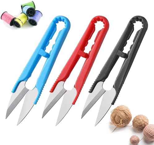 Amazon.com: DEEINN 4.1inch Sewing Scissors(pack of 3) Yarn Thread ...